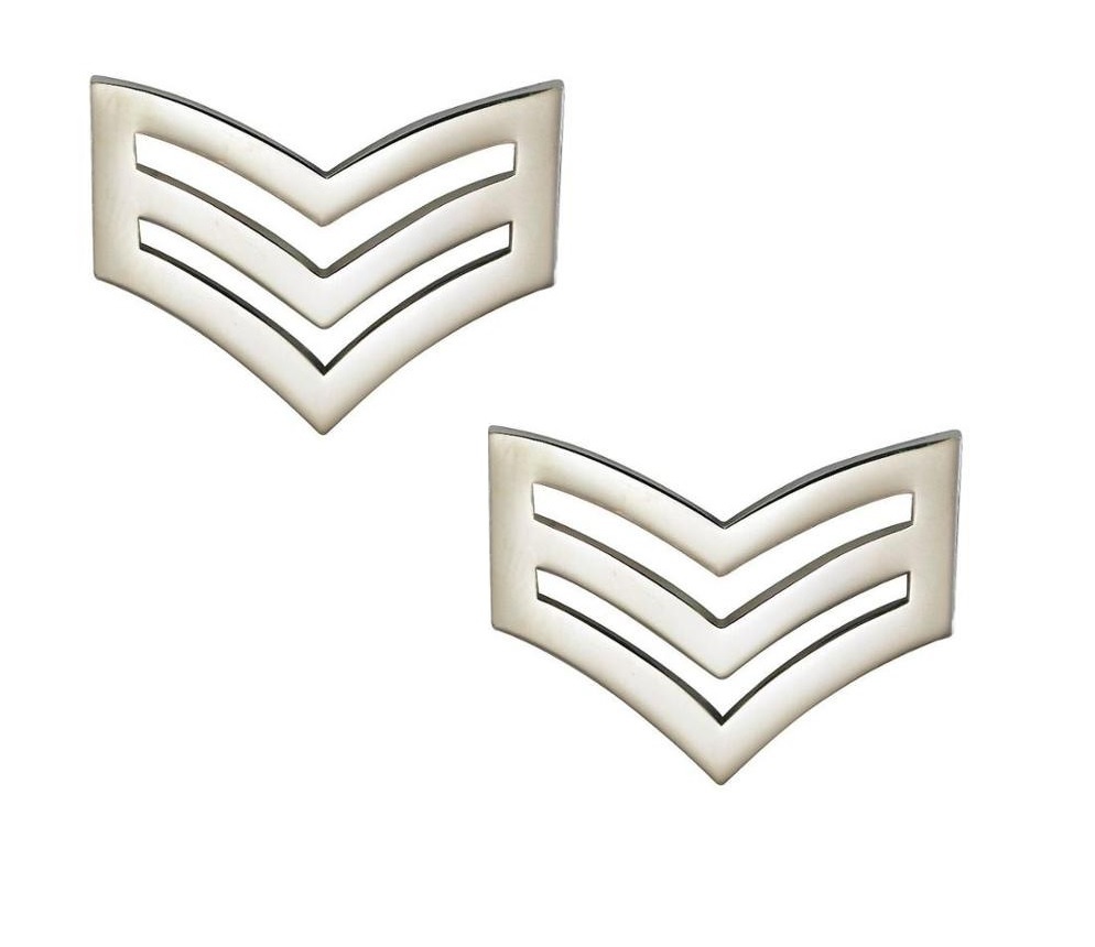 Police Sergeant Chevrons Blue White Black Police Law Enforcement 3