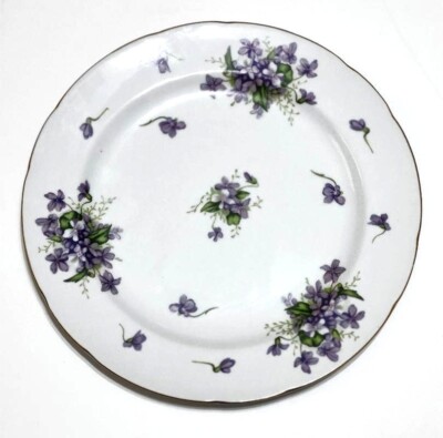 Rossetti "Spring Violets" 10 Inch Dinner Plate Hand Painted - Occupied ...