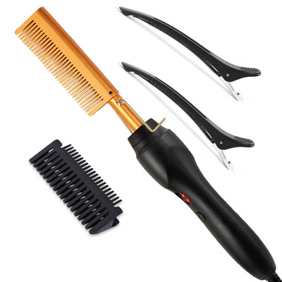 Hot Comb Electric, Professional Electrical Straightening Comb, High ...