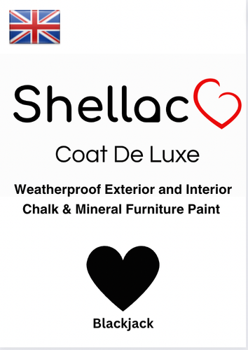 Shellac Coat DeLuxe Blackjack 750ml indoor outdoor furniture paint ...