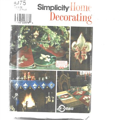 Simplicity Home Decorating Pattern 8475, Mixed Lot, 1998 New Uncut | eBay