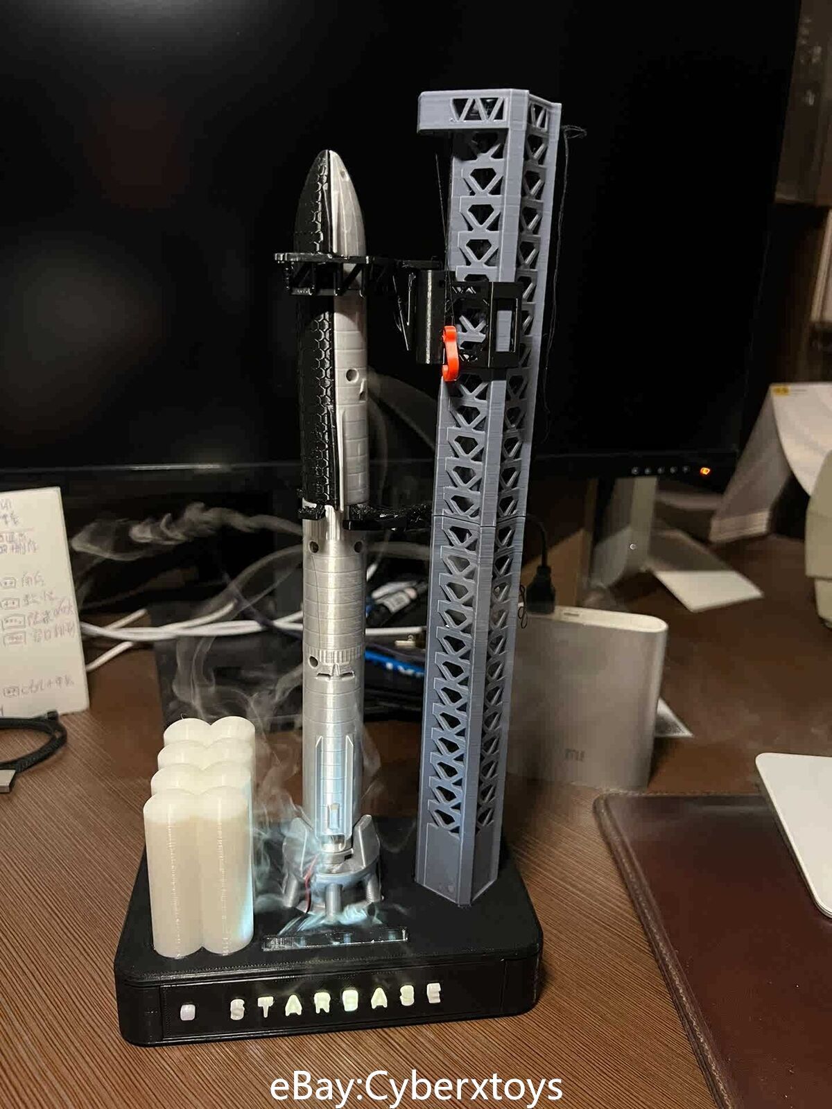 1:400 SpaceX Starship Launch Tower Set Rocket Model with Humidifier ...