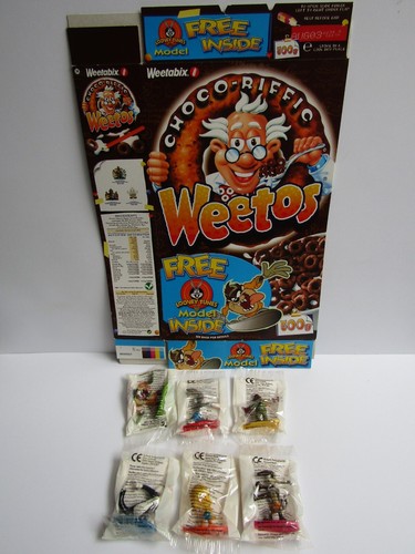 Weetabix - Weetos 2002 Looney Tunes Freeriders Cereal Box & Toy 6 ...