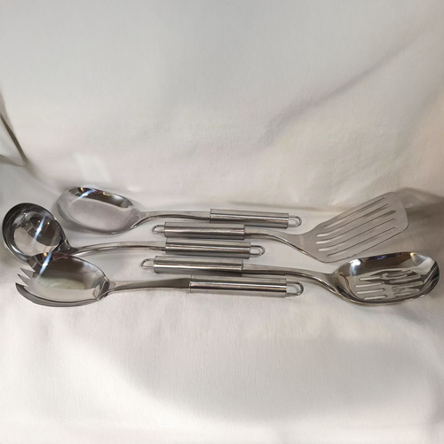 VTG 60s/70s DANSK Stainless Steel Cooking & Serving Utensils 5-Piece ...