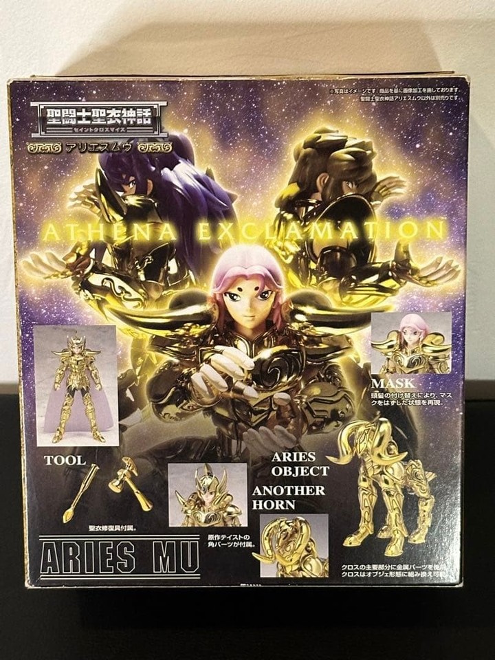 Saint Seiya Aries Mu Myth Cloth Figure 20cm New Vintage Box Damage ...