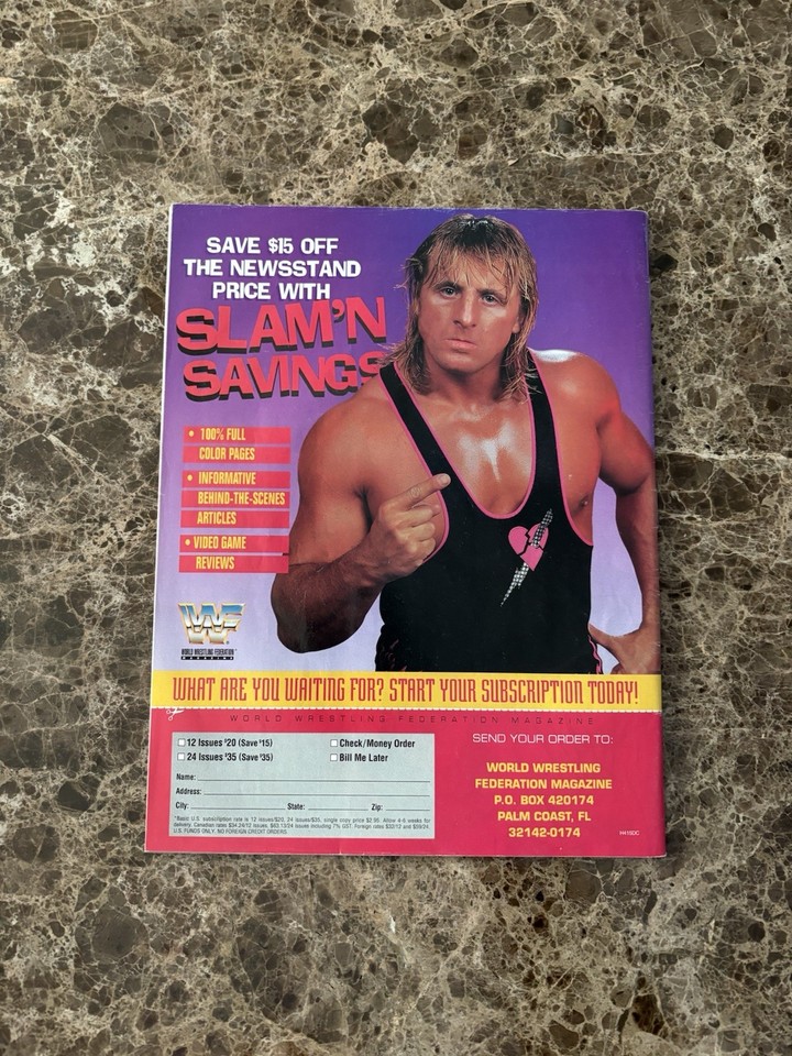 WWF Scrapbook MAGAZINE 1994 MACHO MAN RANDY SAVAGE Wrestling WWE Hulk ...