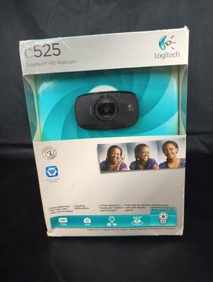 Logitech C525 HD Webcam and Microphone 720p 8mp Swivel USB 2.0 New Open Box 97855073372| eBay