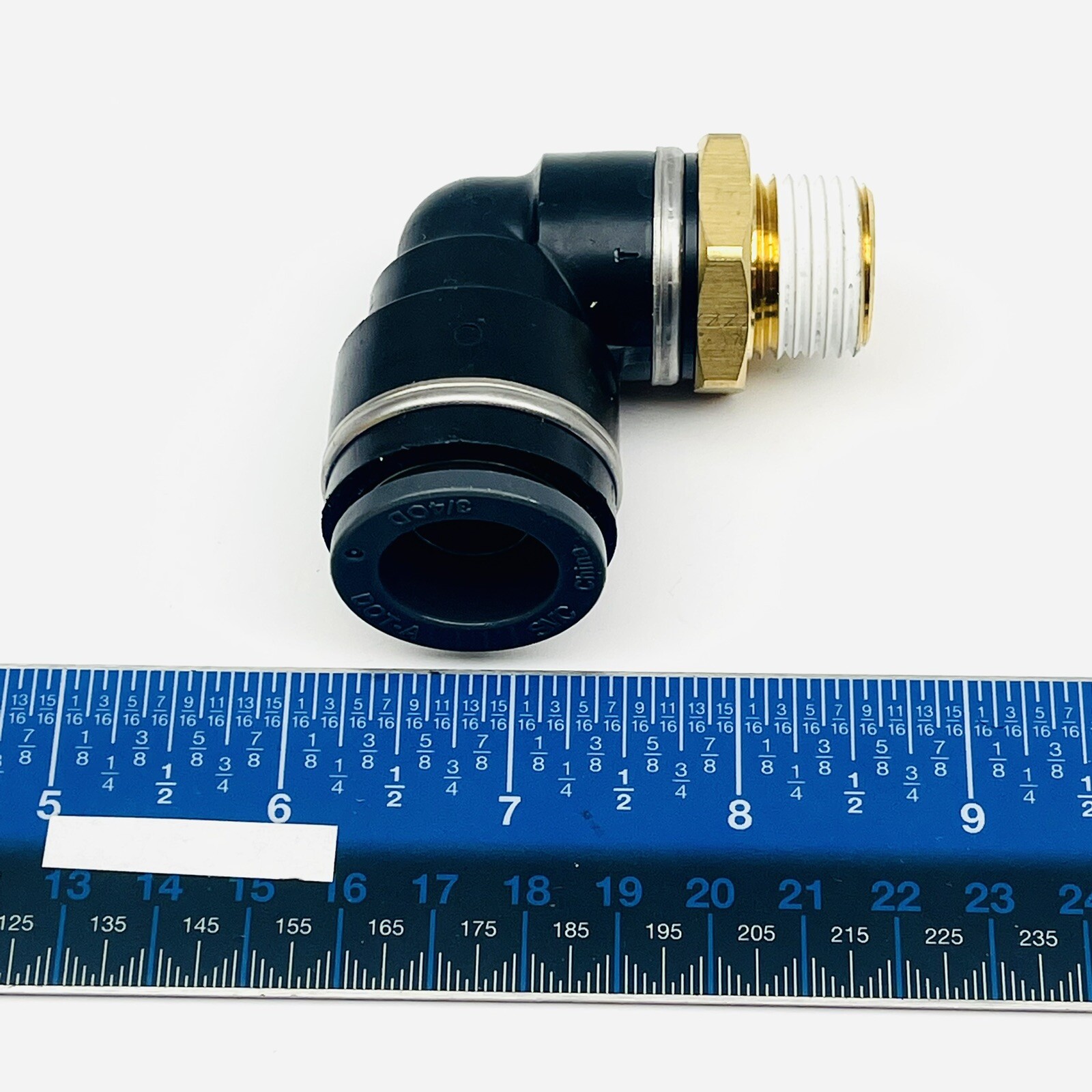 5 - SMC KV2L19-37S ELBOW FITTING ¾ PTC X ½ - 14 MALE NPT 90° ELBOW for ...