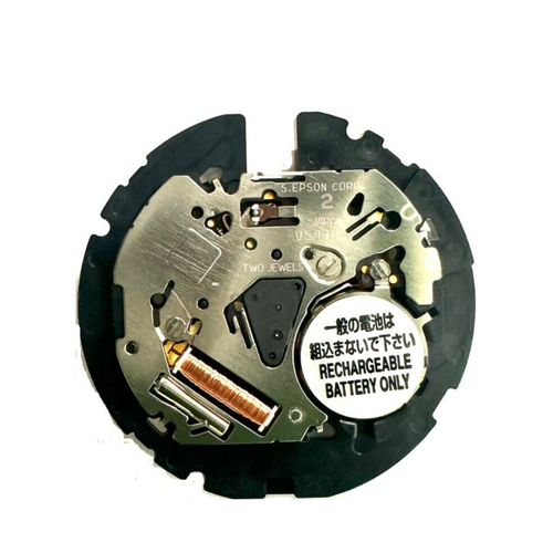 SEIKO V158 REPLACEMENT MOVEMENT VS43 INCLUDE CAPACITOR AND STEM DAY ...