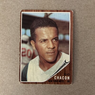 1962 Topps Baseball Elio Chacon New York Mets Card #256 | eBay
