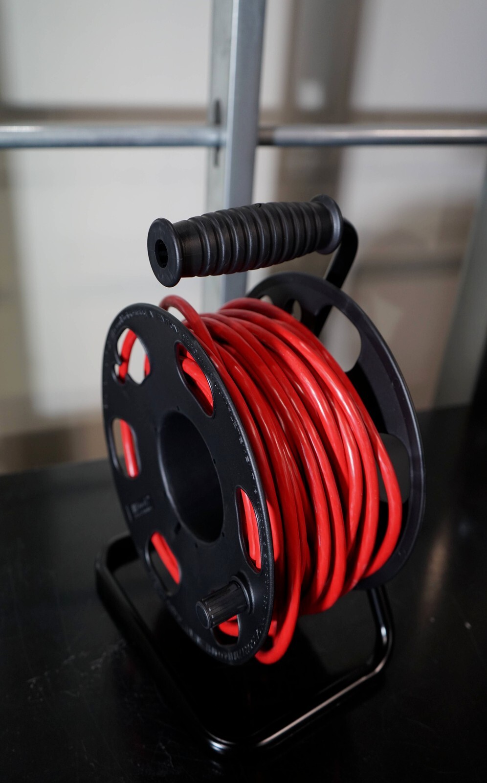 Extension Cord Storage Reel Electric Power Cable Holder Organizer Wheel ...