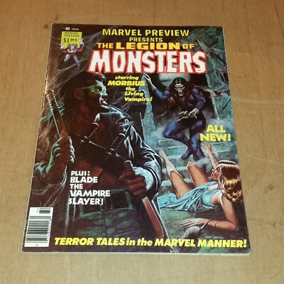 MARVEL PREVIEW #8 VG/FN (5.0) FALL 1976 MONSTERS MAGAZINE | eBay UK