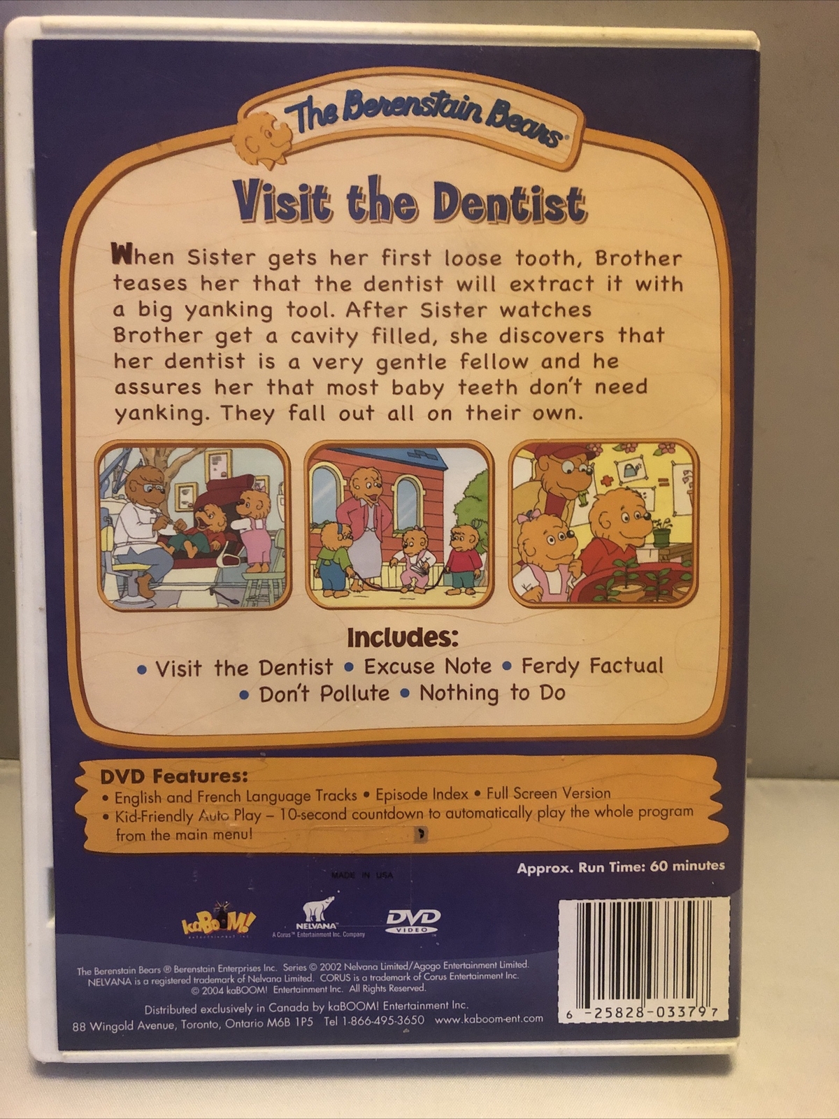 The Berenstain Bears Visit the Dentist - DVD - Very Good - - - 1 - NR ...