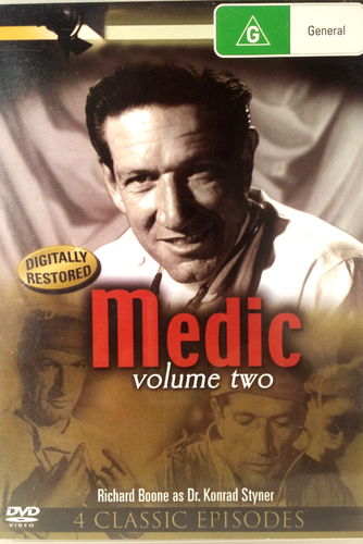 Medic DVD Volume 2 - Medical Drama True Stories 1950s Richard Boone ...