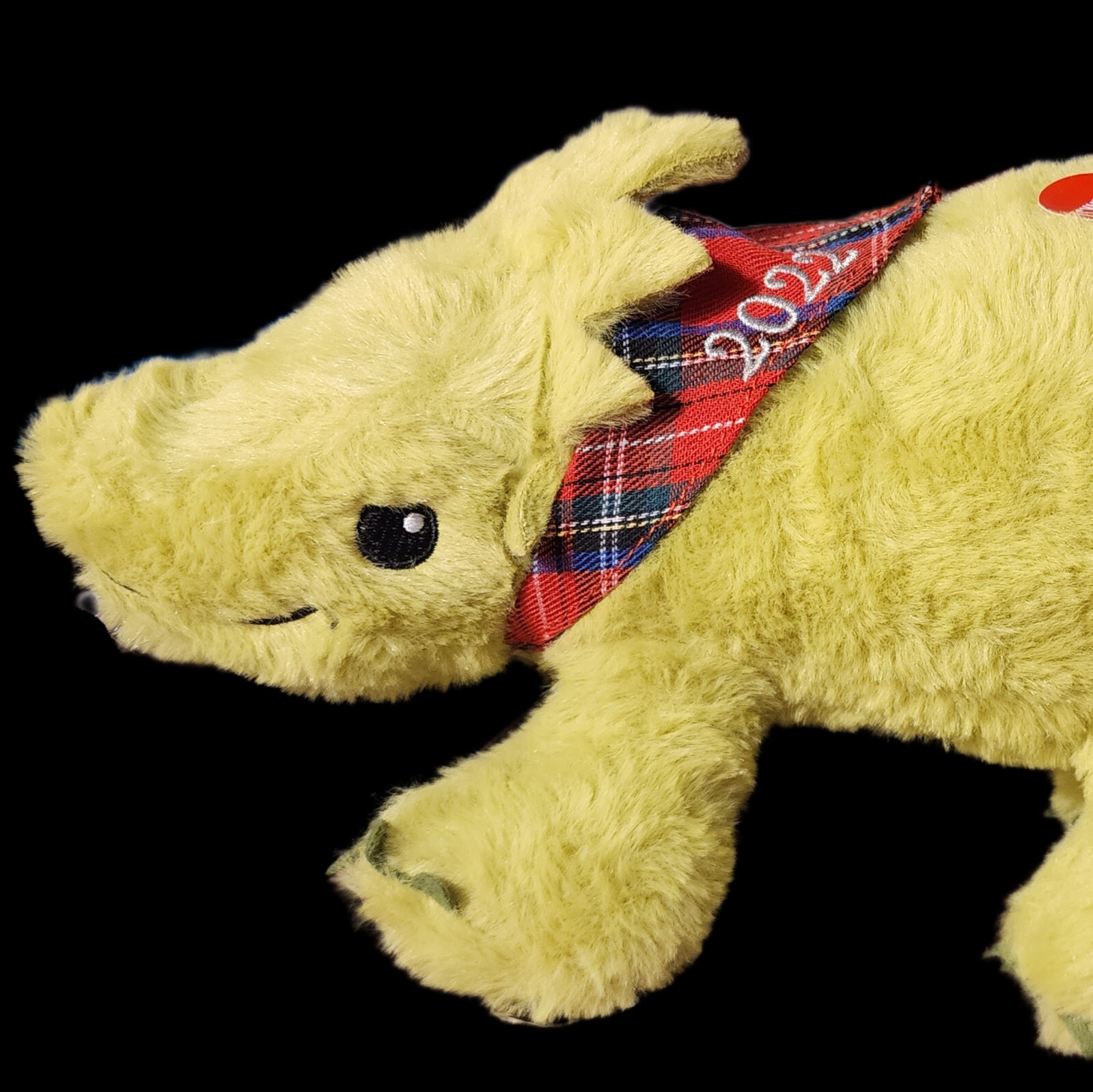 PetSmart Sunny the Lizard 14” Squeaker Plush Dog Toy Green Iguana ...
