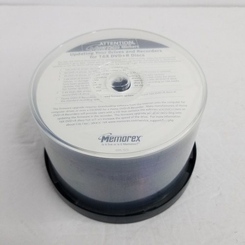 Memorex 50pk DVD-R 8x Speed Recordable 4.7 GB PC Home Video 120 Mins ...