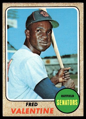 1968 Topps Fred Valentine Washington Senators #248 | eBay