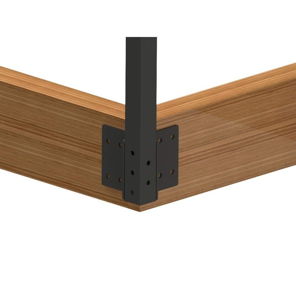 Metal Works Excalibur 52 in. Galvanized and Powder Coated Steel Post ...