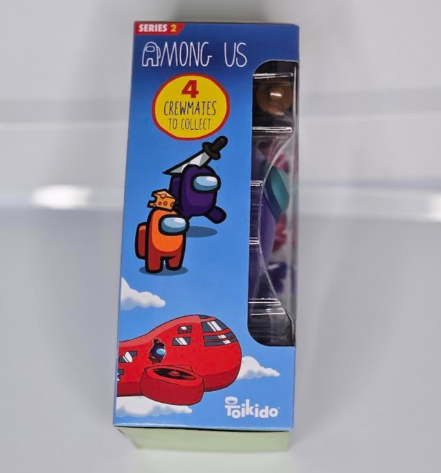 Among Us Purple Crewmate with Mohawk Action Figure Series 2 Walmart ...