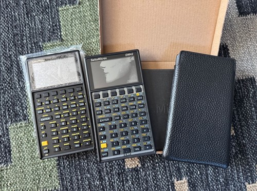 SwissMicros C47 (DM42) RPN Scientific Calculator w/ extra DM42 Screen ...
