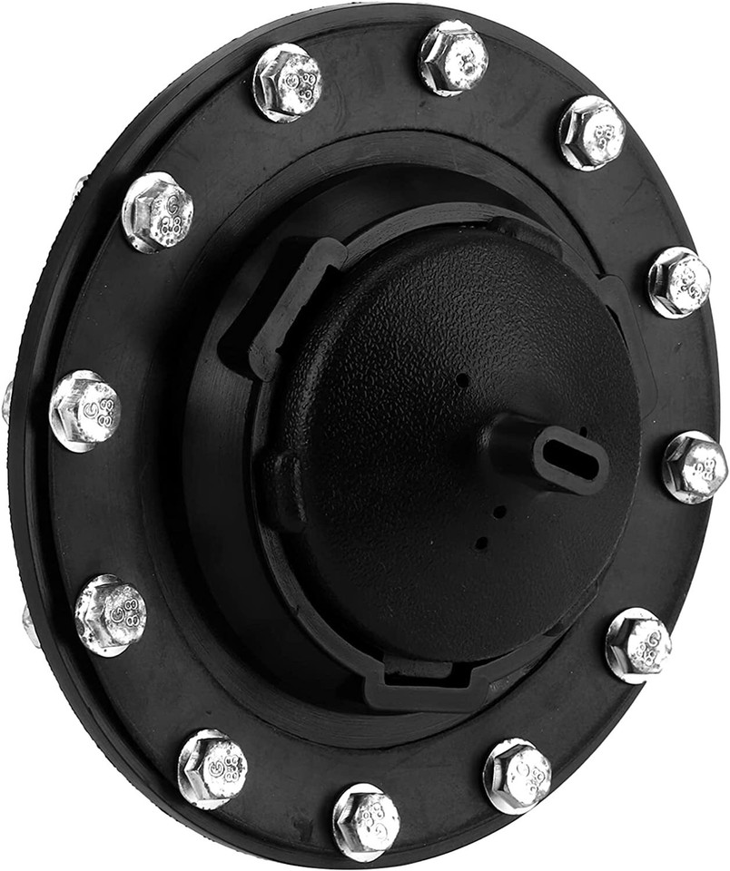 Black Universal Fuel Cell Gas Tank Filler Cap＋Filler Plate＋Fittings For ...
