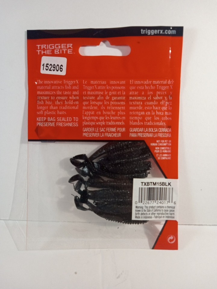RAPALA VMC TRIGGER X BOOT TAIL MINNOW 1.5inch - 10pcs package Black | eBay