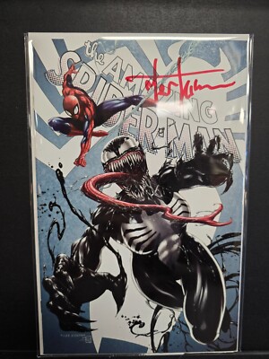 The Amazing Spider-Man #15C (2019) Tyler Kirkham Exclusive Signed W ...