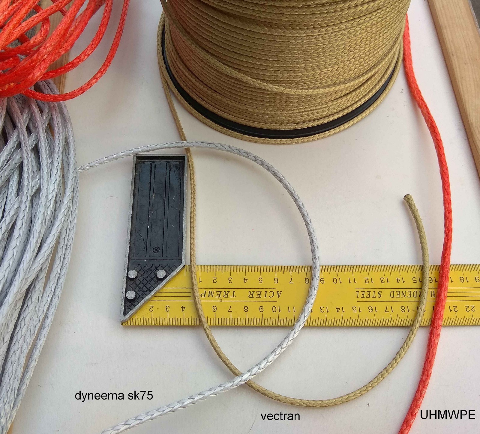 4mm X 40M Blue Dyneema SK78 Fiber Synthetic Winch marine anchor rope ...