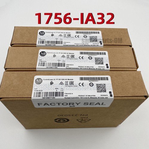 1756-IA32 Allen-Bradley ControlLogix 32 PT D/I 120V AC Module New ...
