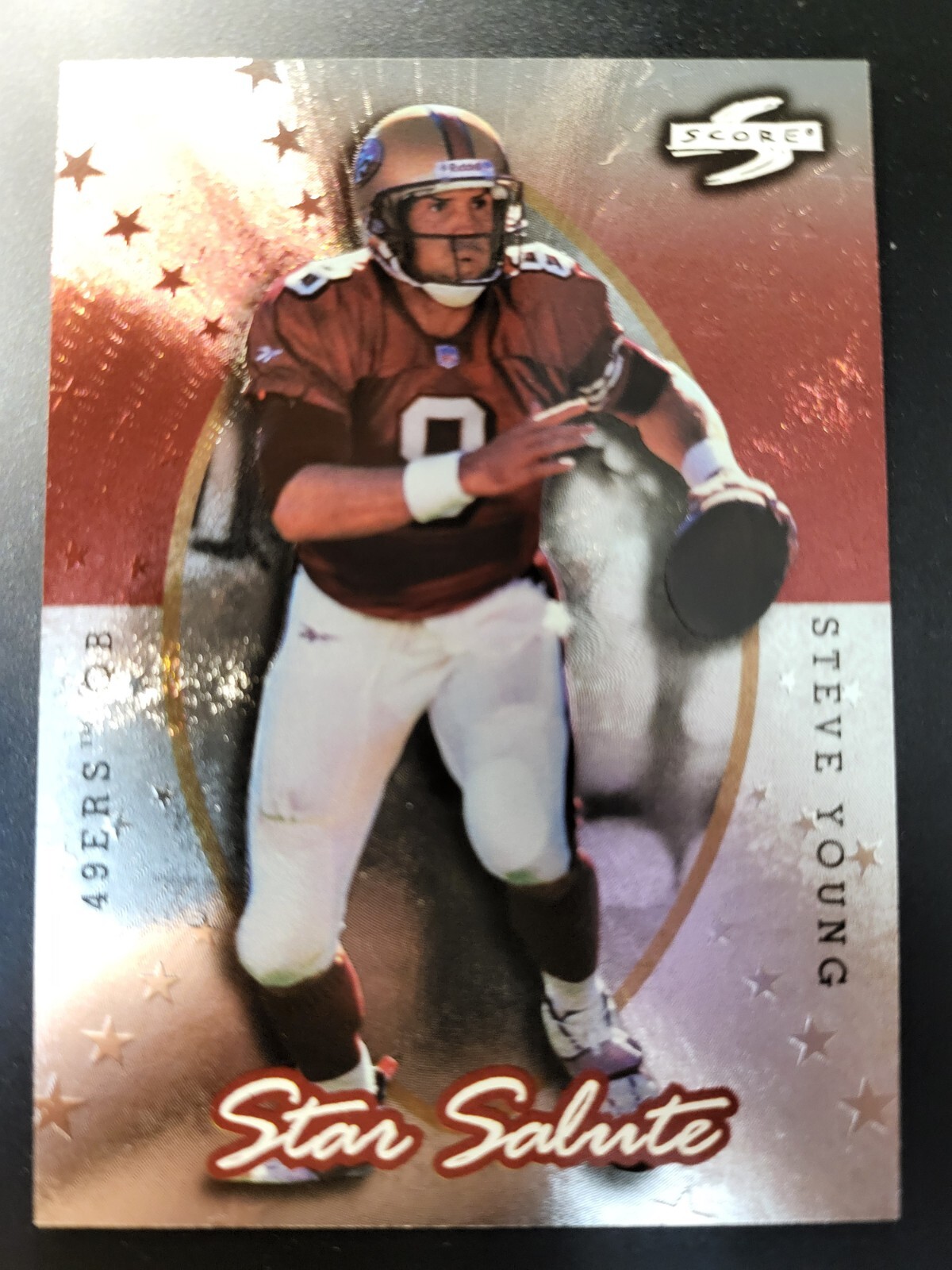 1998 Score Steve Young STAR SALUTE football card #3 OF 20 | eBay