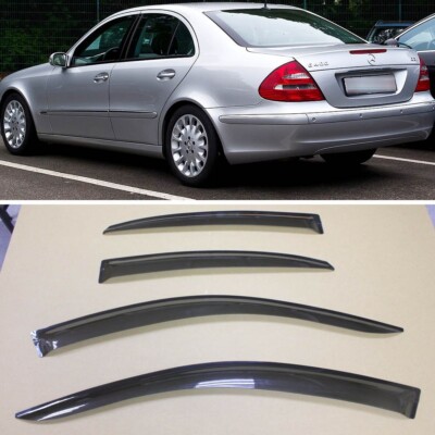 Fits Mercedes Benz W211 Sedan E350 Window Visor Sun Rain Guard Weather ...
