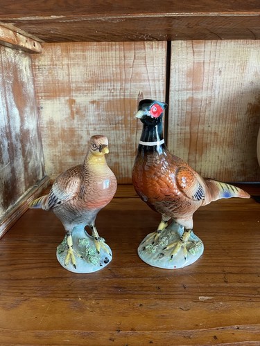 Regus Patoff Norcrest Vintage Fine China Japan Pheasant Bird Pair Nice ...