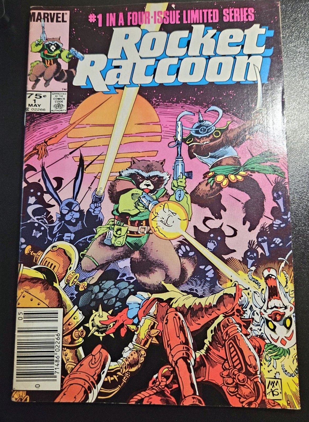 Mint, Rocket Racoon #1 by Mike Mignola-Illustration Student of V Perez ...