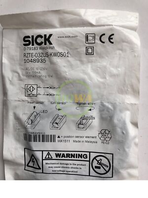 NEW Original SICK Magnetic Switch Sensor RZTE-03ZUS-KW0S01 1048935 | eBay