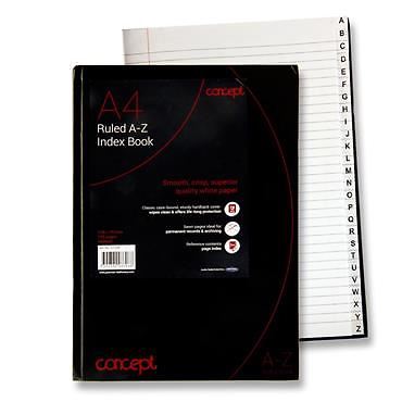 Concept Index Book - A6, A5 or A4 - 160 page - Fast Free UK Post | eBay UK