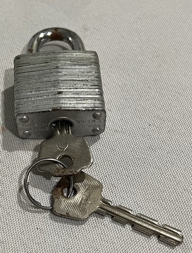 Vintage Bell Lock No 183 W/ Keys Padlock | eBay