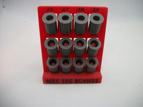 MEC BUSHING STAND WITH 12 3D PRINTED BUSHINGS 26-37 (12 GAUGE) | eBay