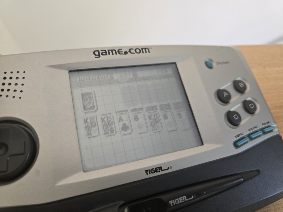 Tiger Electronics Game Com Pocket Pro, Works, W/ Stylus, Charger & 2 ...