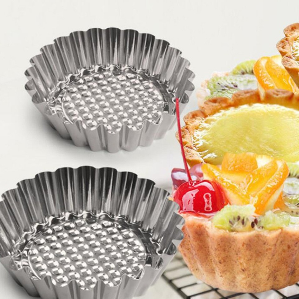 20 Pcs Aluminium Cake Molds for Baking Shapes Scratch- Muffin | eBay UK
