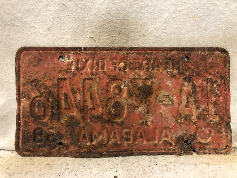 Vintage 1968 Alabama License Plate | eBay