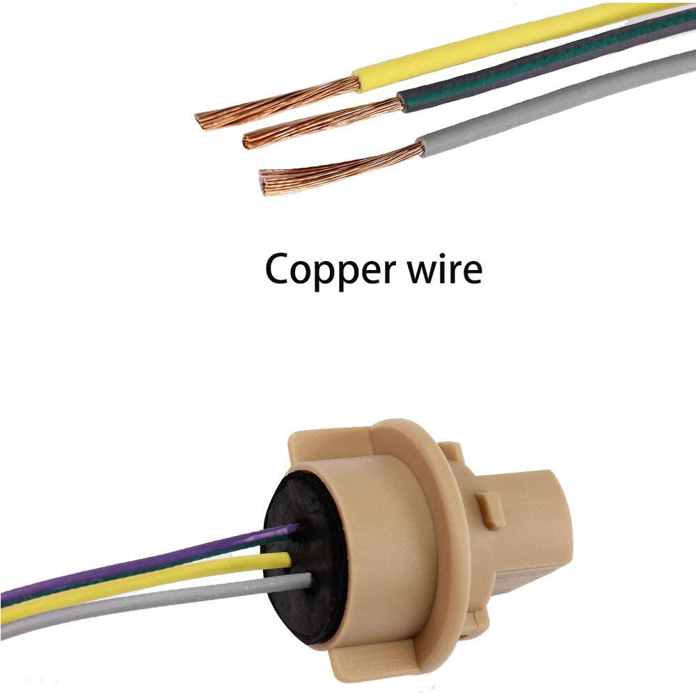 GLOFE Pigtail Wiring Female Socket 7444 Harness For Rear Turn Signal ...