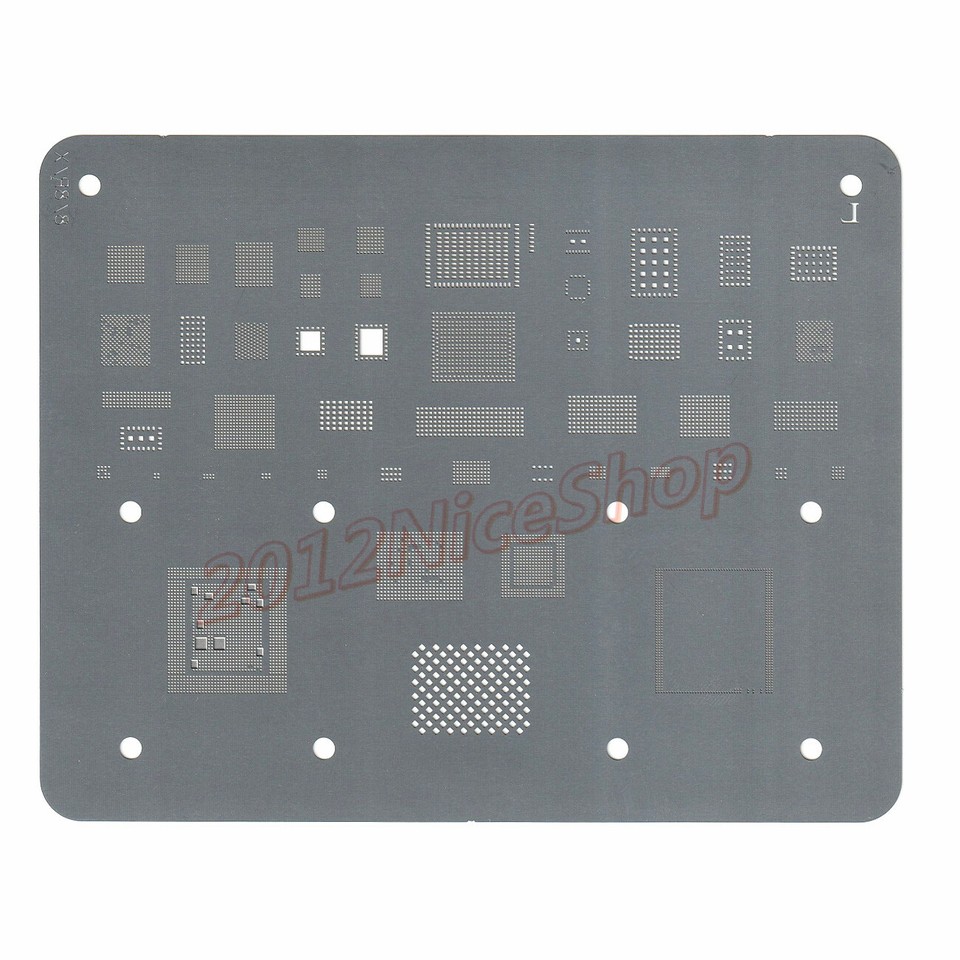IC Repair Chip BGA Reballing Stencil Template For iPhone 8 11 12 13 14 ...