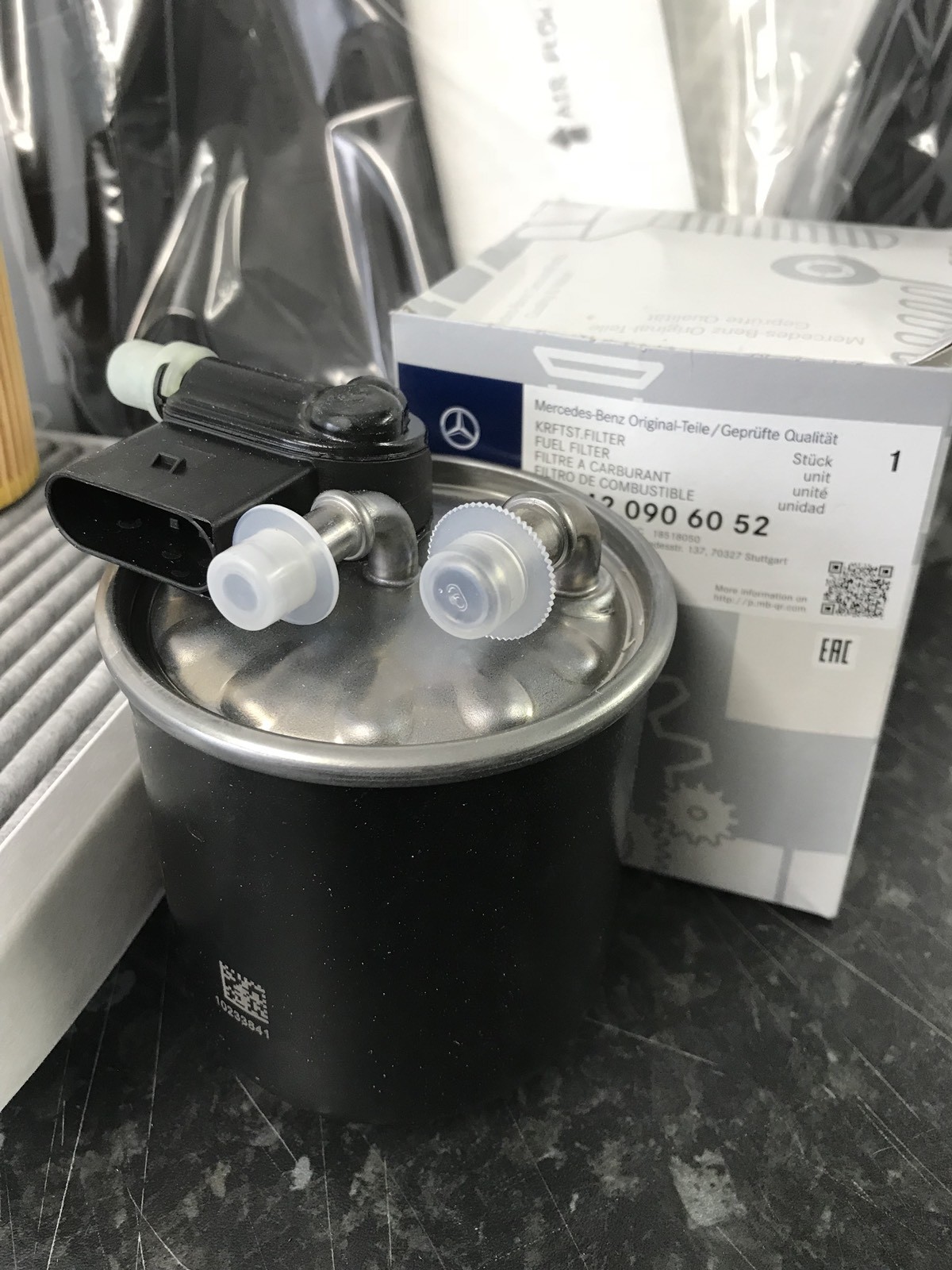 Genuine Mercedes-Benz W164 ML 320/350 Diesel CDI OM642 Filter Service ...