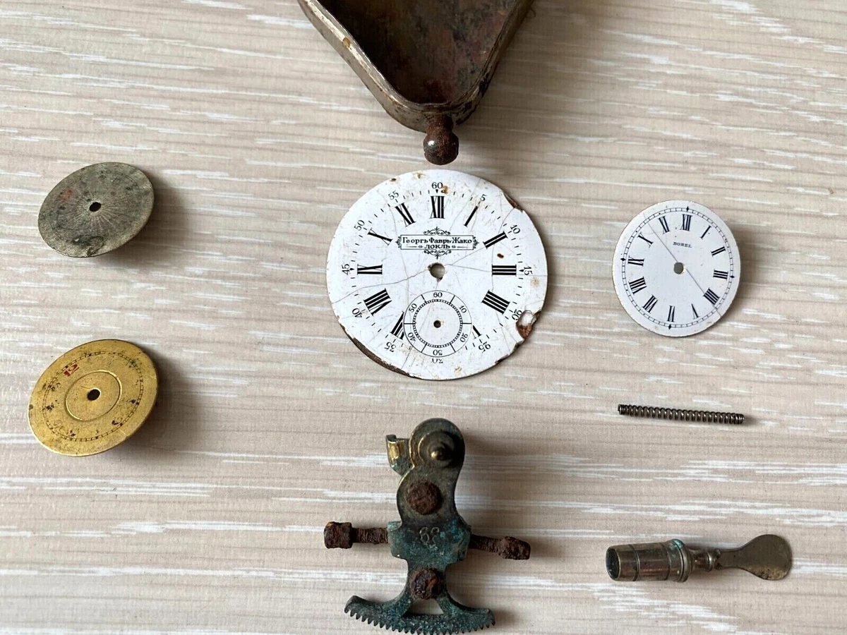 Old Pocket Watch Face