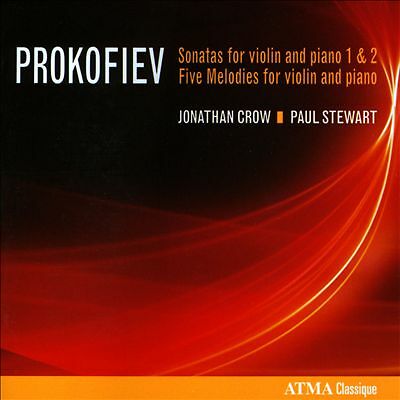 Prokofiev: Works for Violin and Piano by Jonathan Crow/Paul Stewart (CD ...