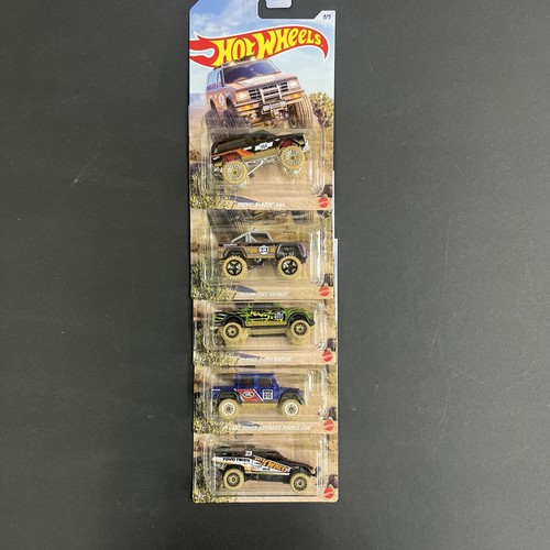 HOT WHEELS WALMART EXCLUSIVE 4X4 RALLY (5) SET BLAZER,BRONCO,RAPTOR ...