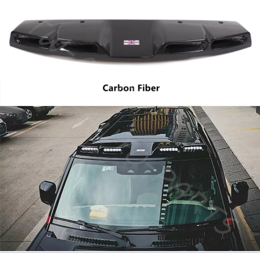 CARBON ROOF LIGHT BAR with LED DRL for LAND ROVER DEFENDER 110 L663 ...