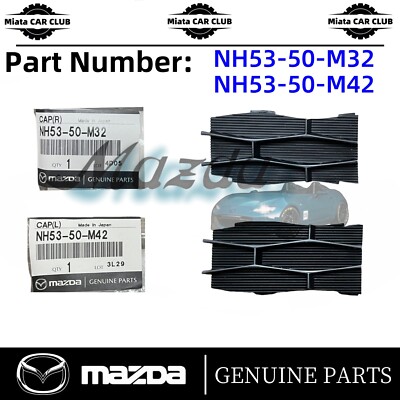 2009-2012 Genuine Mazda MX-5 Miata Front Bumper Grille Cap Cover Kits ...