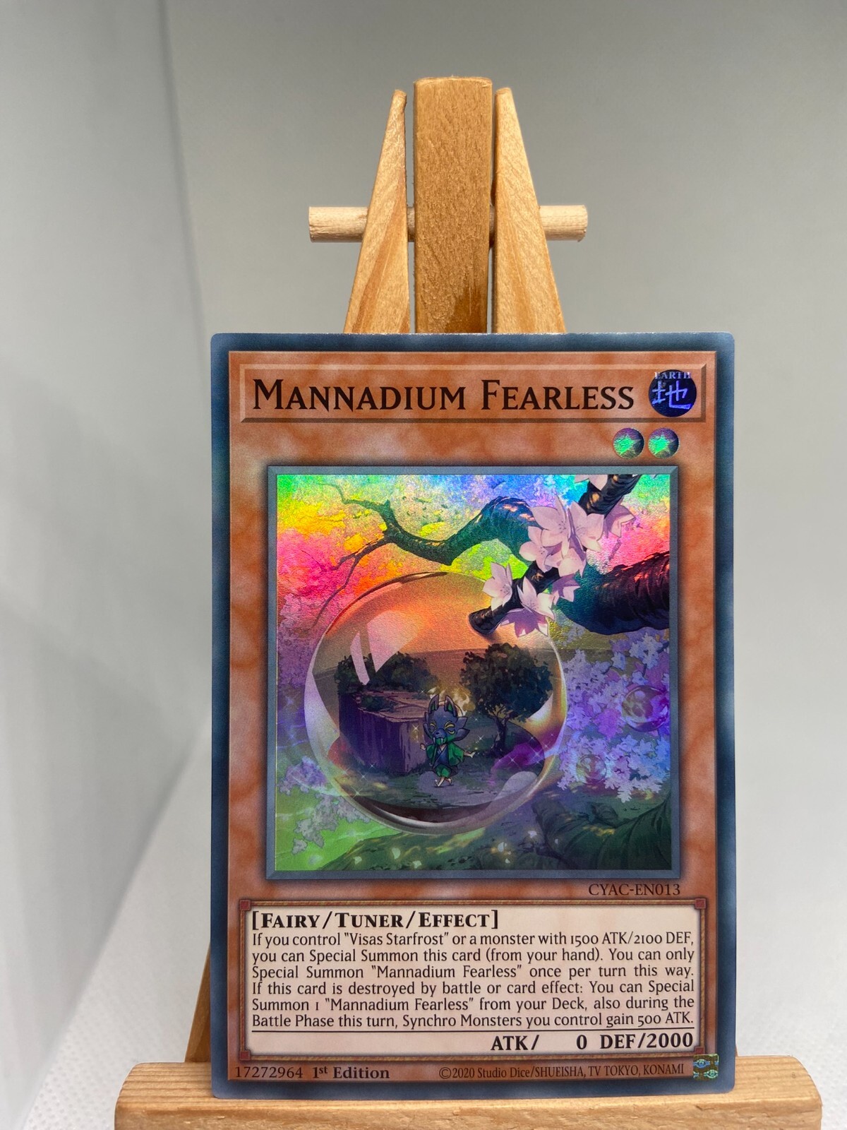 Mannadium Fearless - Super Rare 1st Edition CYAC-EN013 - NM - YuGiOh ...
