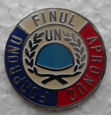 PINS -PIN MILITAIRE DES OPERATIONS DE L'ONU (FORPRONU-APRONUC-FINUL) | eBay
